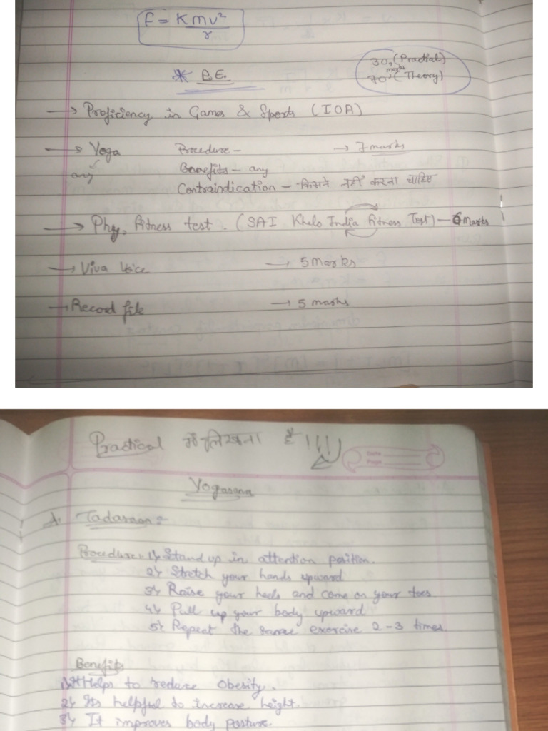 PE Practical Journal | PDF