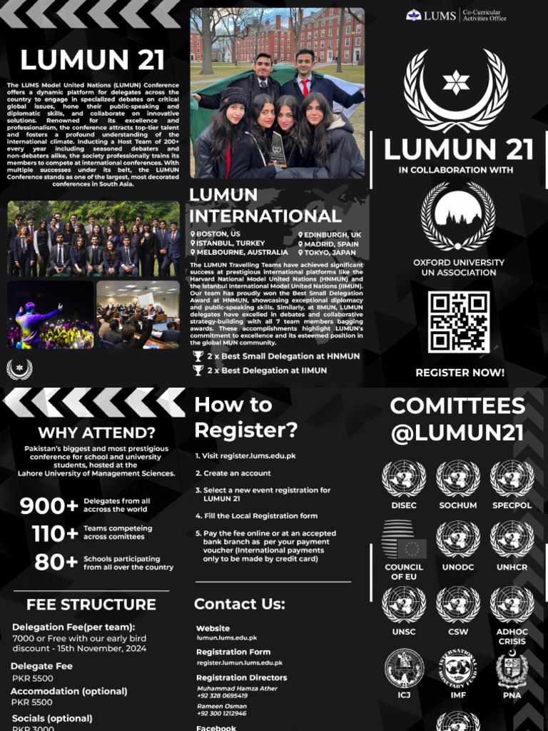 Lumun 21 Reg Pamphlet-1 | PDF