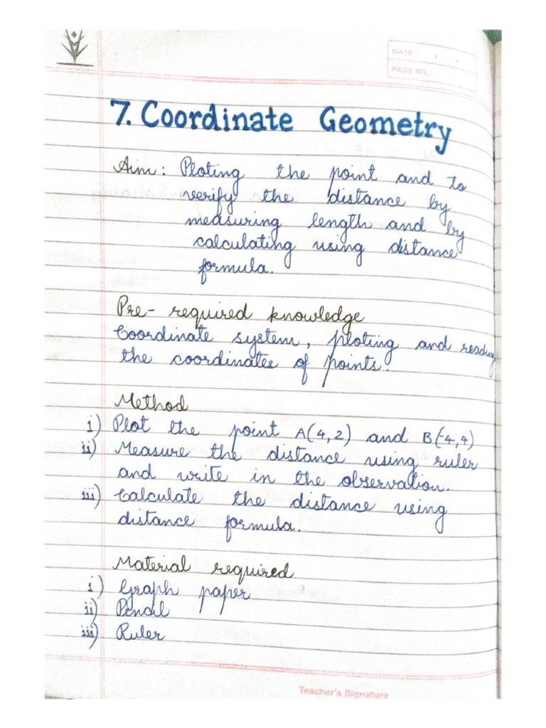 Coordinate Geometry | PDF