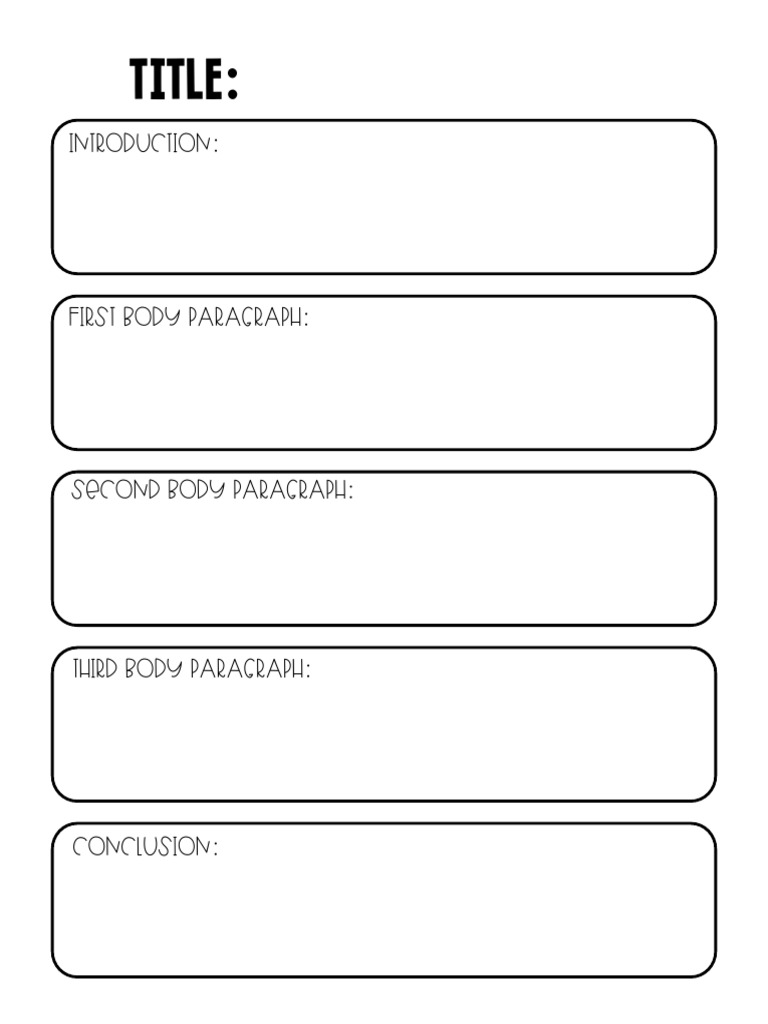 Group 1 - Simplified Graphic Organizer Essay | PDF