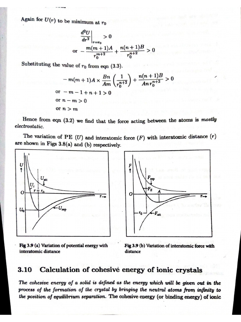 Cohesive Energy in Solid State Physics | PDF