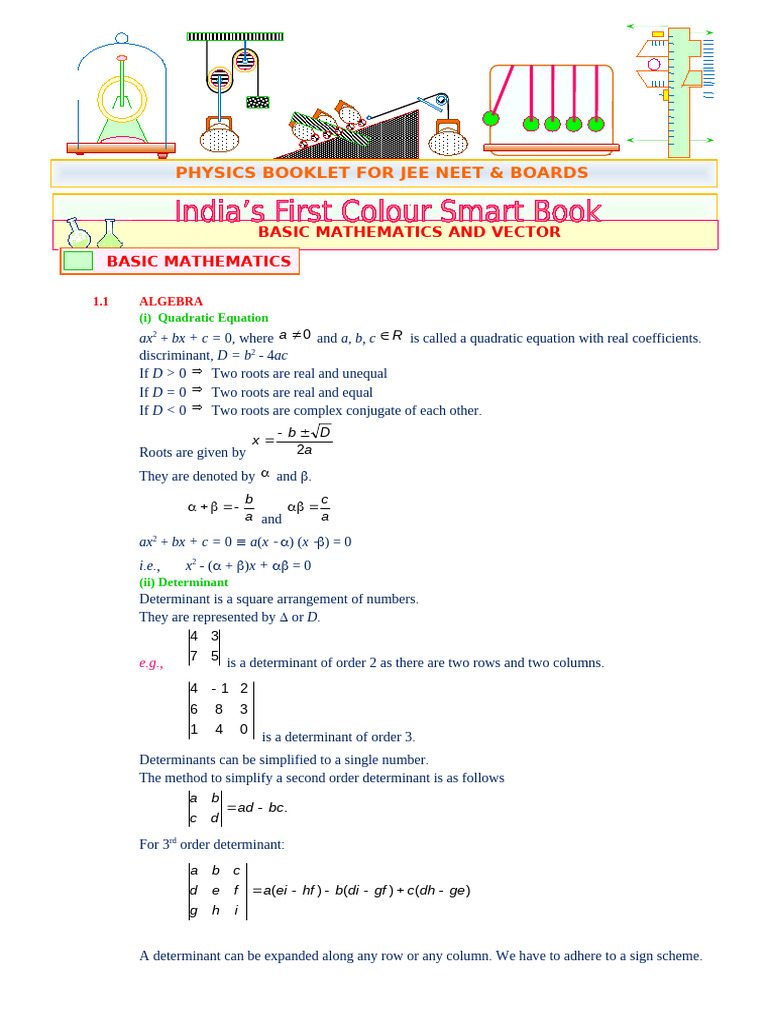 Basic Mathematics - Vector | PDF | Euclidean Vector | Force