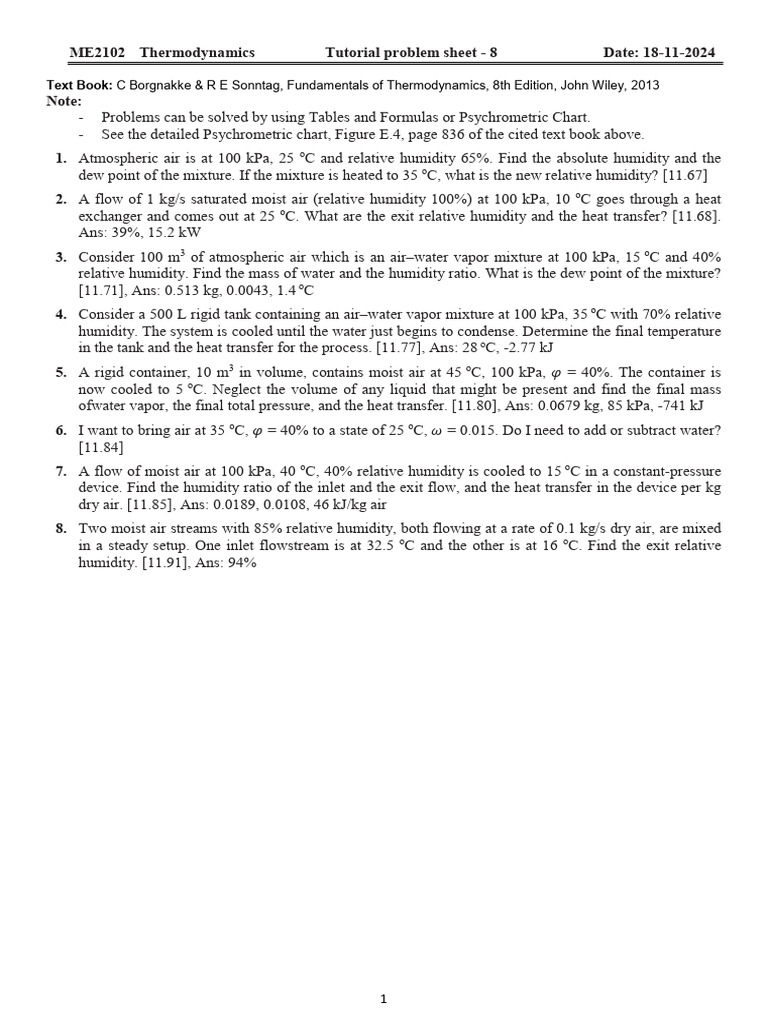 ME2102 Tutorial 8 | PDF