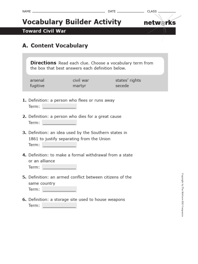 Chloe Blair - AH Vocab CH 16 | PDF | American Civil War | The United States