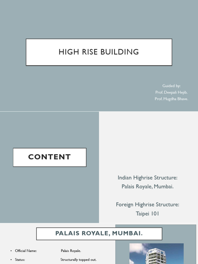 Palais Royale Mumbai: Design & Features | PDF | Structural Engineering ...