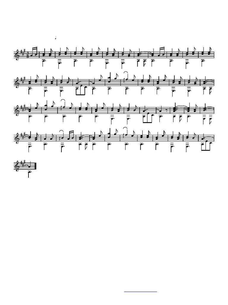 HAYDEN W. L. - Sweet Home - Variation 1 | PDF