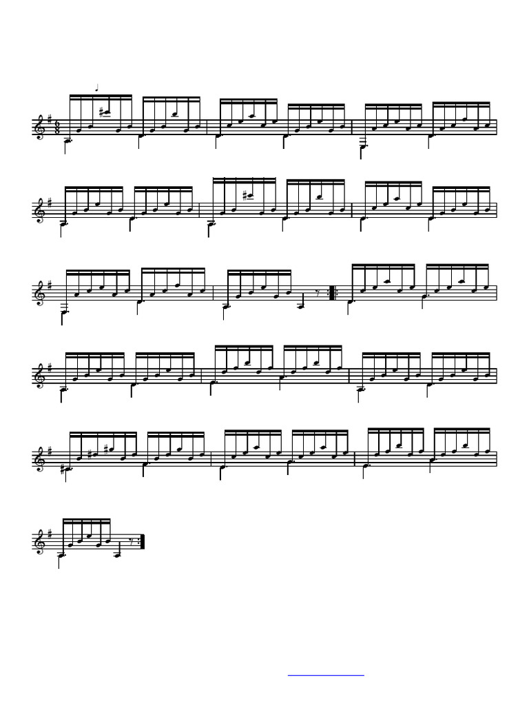 HAYDEN W. L. - The Spanish Fandango - Variation 1 | PDF