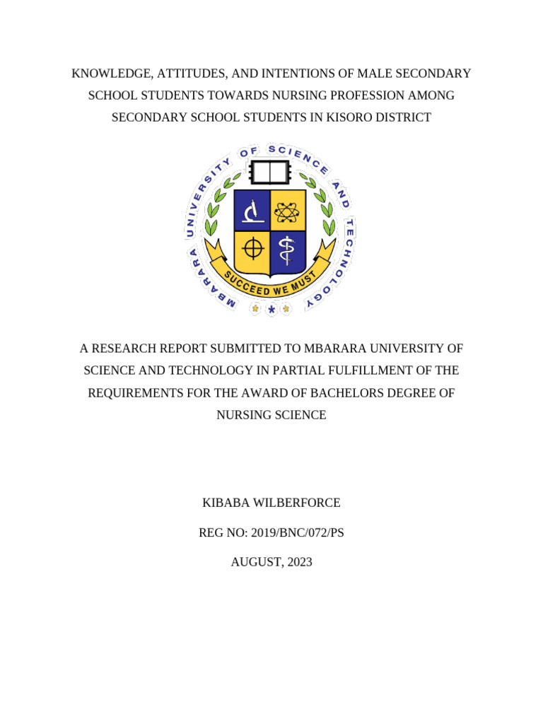 Research Report With Corrections | PDF | Nursing | Attitude (Psychology)