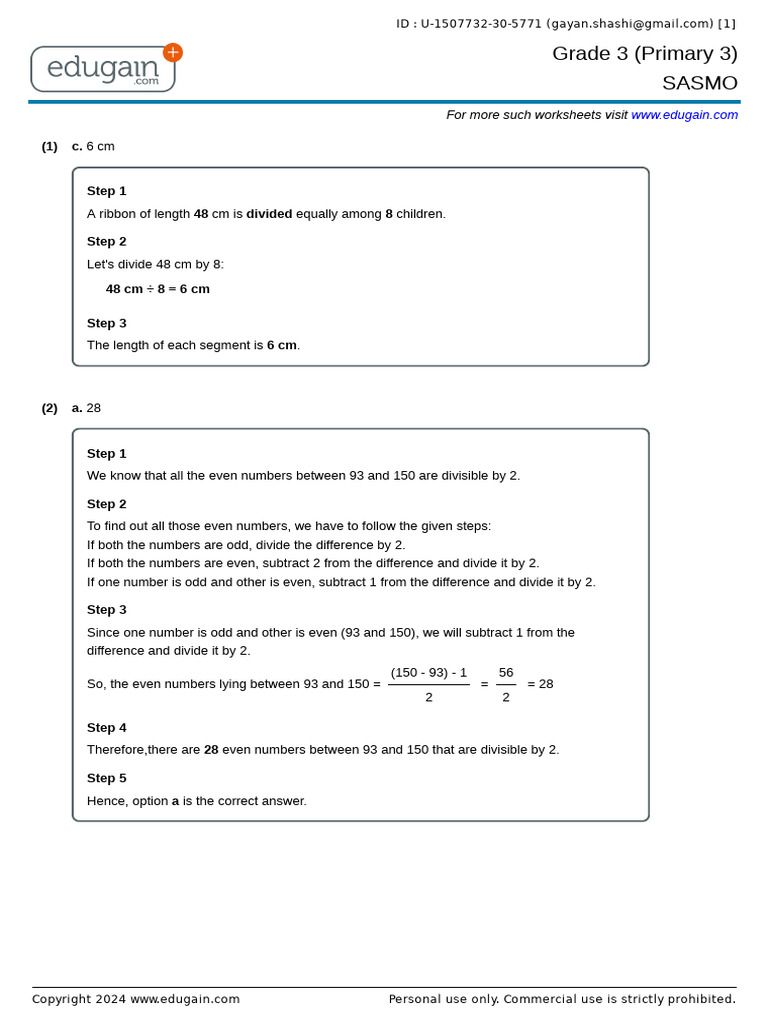 Grade3 1507732 30 5771.ah | PDF | Division (Mathematics) | Shape