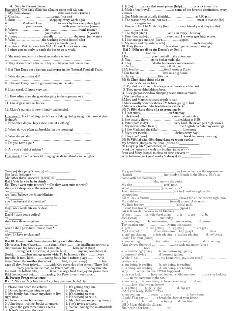 Bài 1 Tap HTD, HTTD, QKD, TLD 2023 | PDF | Language Arts & Discipline | Home & Garden