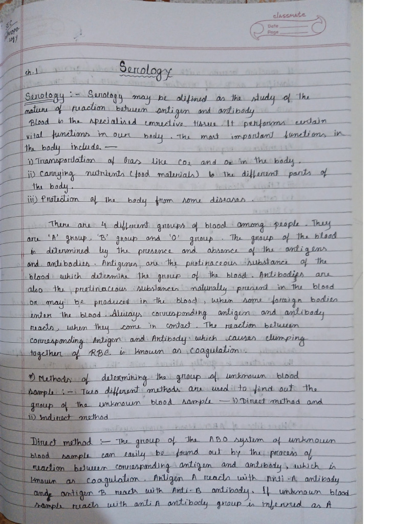 Blood Group Classification Methods | PDF | Science & Mathematics