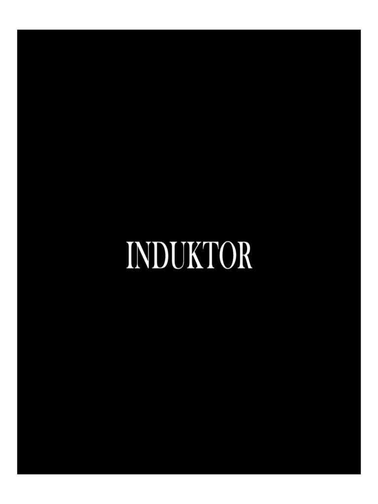 Induktor dan Transformator | PDF