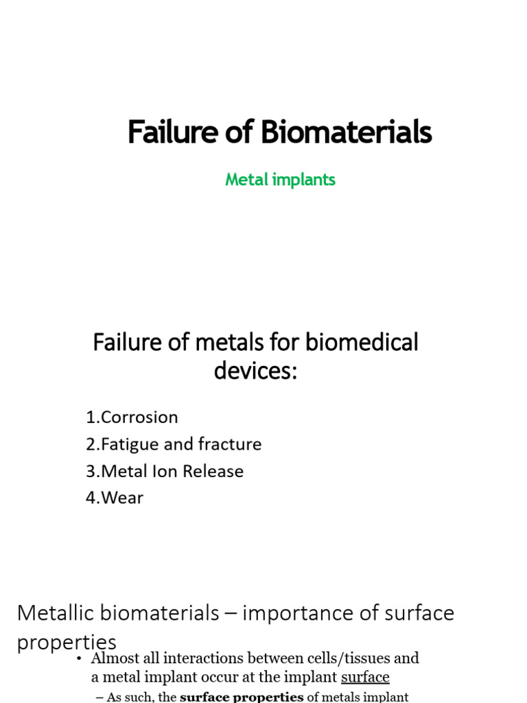 Lecture Failure | PDF | Wear | Corrosion