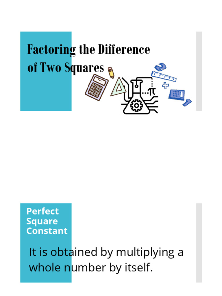 Sum and Difference Squares and Cubes | PDF