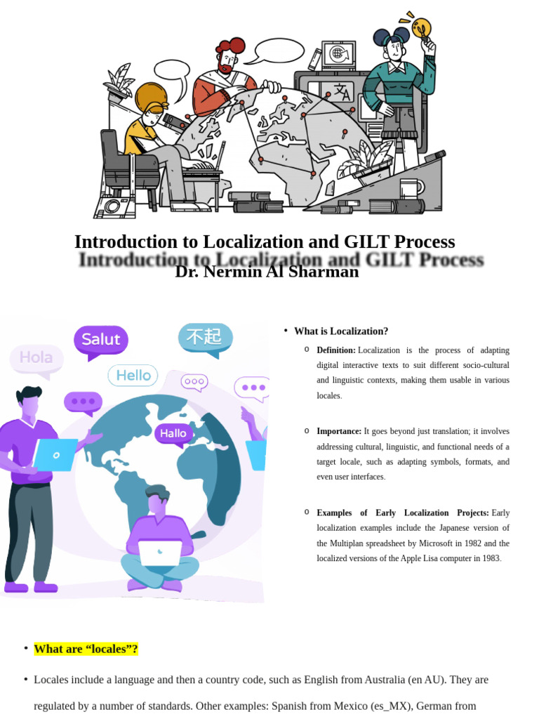 Introduction To Localization and GILT Process | PDF | Communication ...