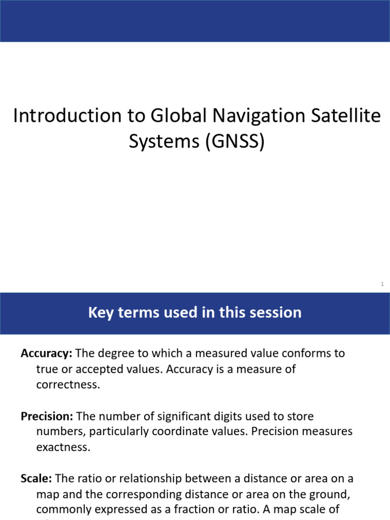 Lecture 5 Global Navigation Satellite Systems (GNSS) | PDF | Global Positioning System | Geodesy