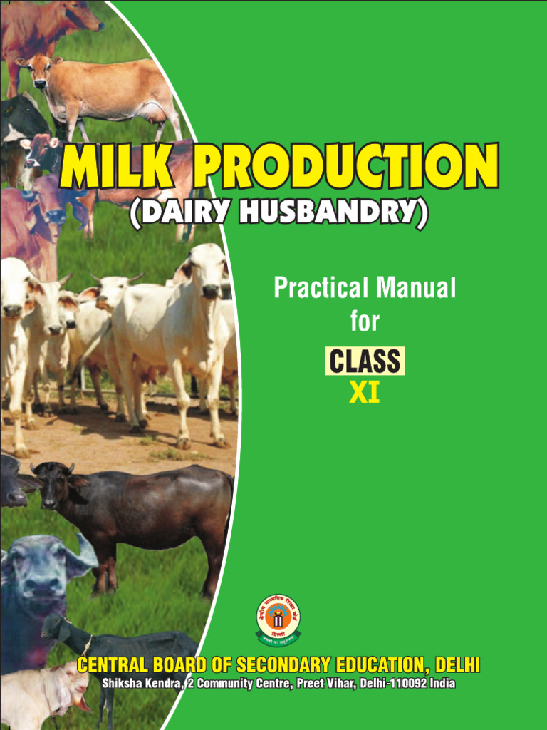Class XI Milk Production Practical Manual | PDF | Debits And Credits