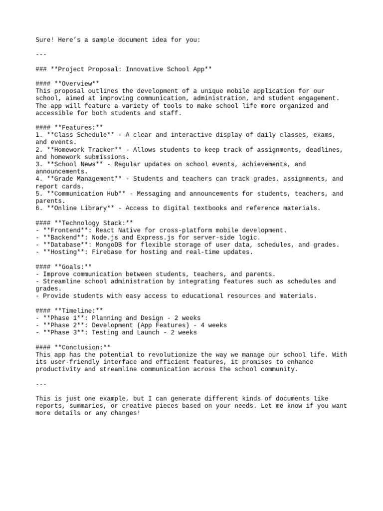 Sure! Here's A Sample Document Idea | PDF | Business | Art