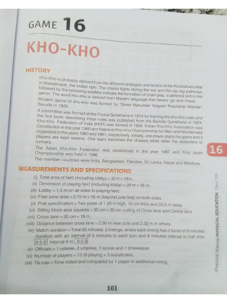 Kho Kho | PDF