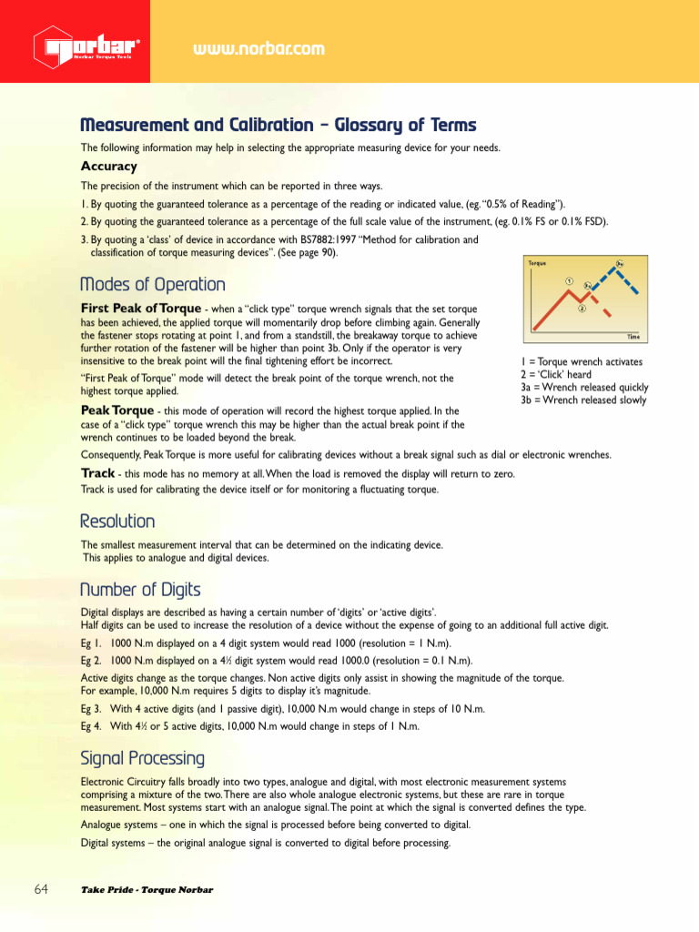 Norbar Measurement&Calibration | PDF | Calibration | Screw