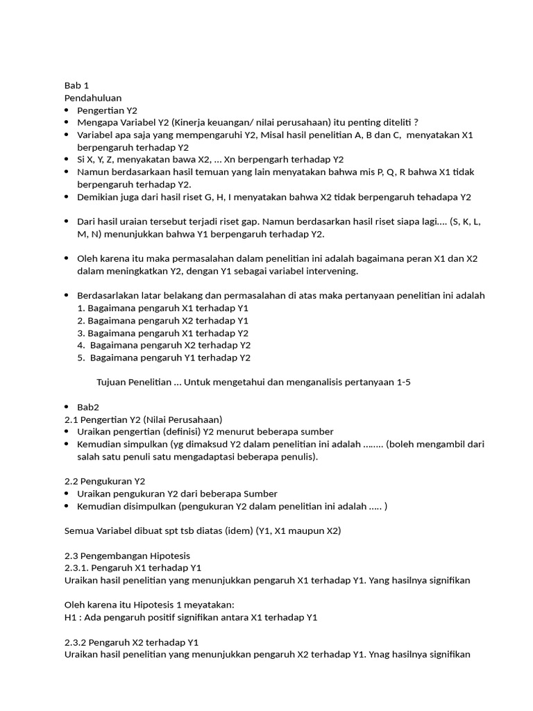 Contoh Bab 1 Dan Bab 2 | PDF | Metode & Bahan Ajar