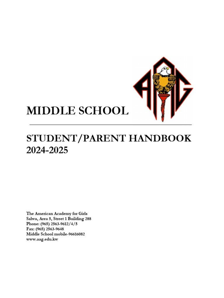 Student Handbook 2024 - 2025 | PDF | Educational Assessment | Teachers