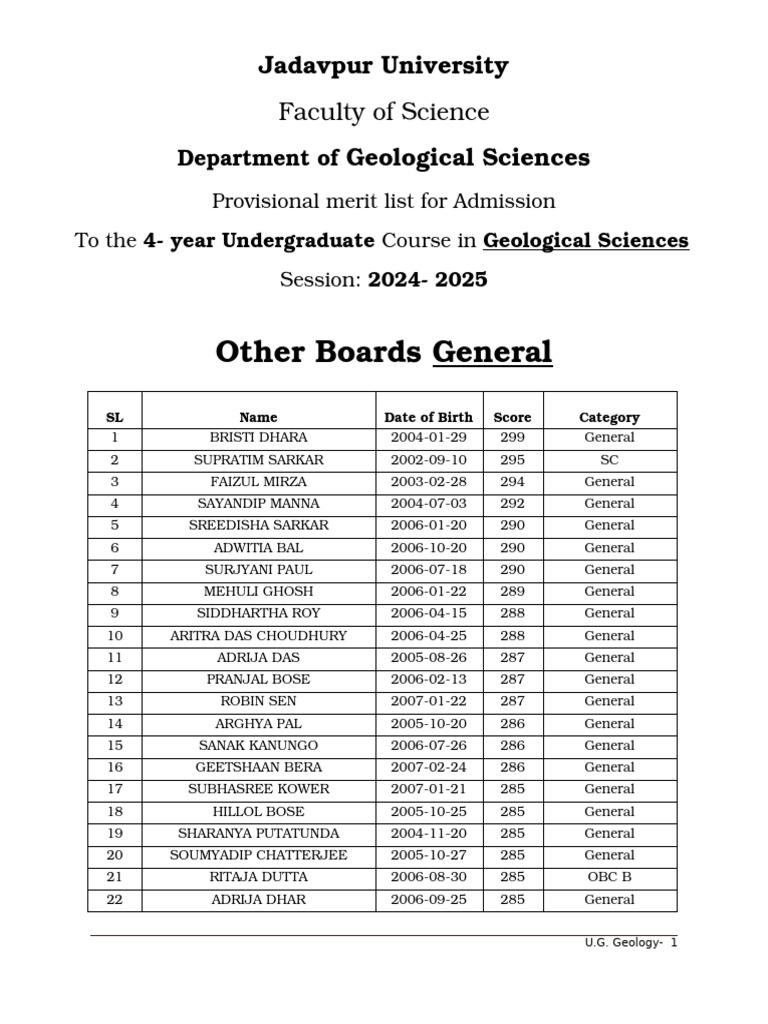 BSc_Geology | PDF | Bengal