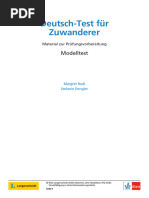 DTZ b1 Prüfung Modelltest PDF | PDF
