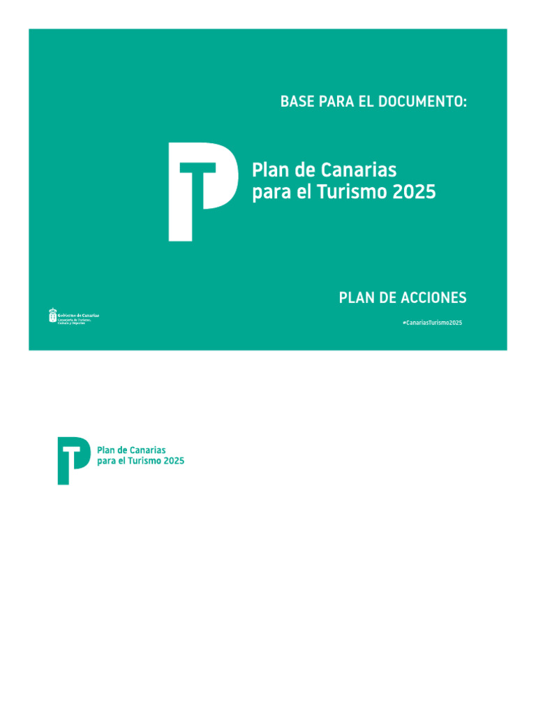 Plan de Canarias para El Turismo 2025 | PDF | Turismo | Islas Canarias