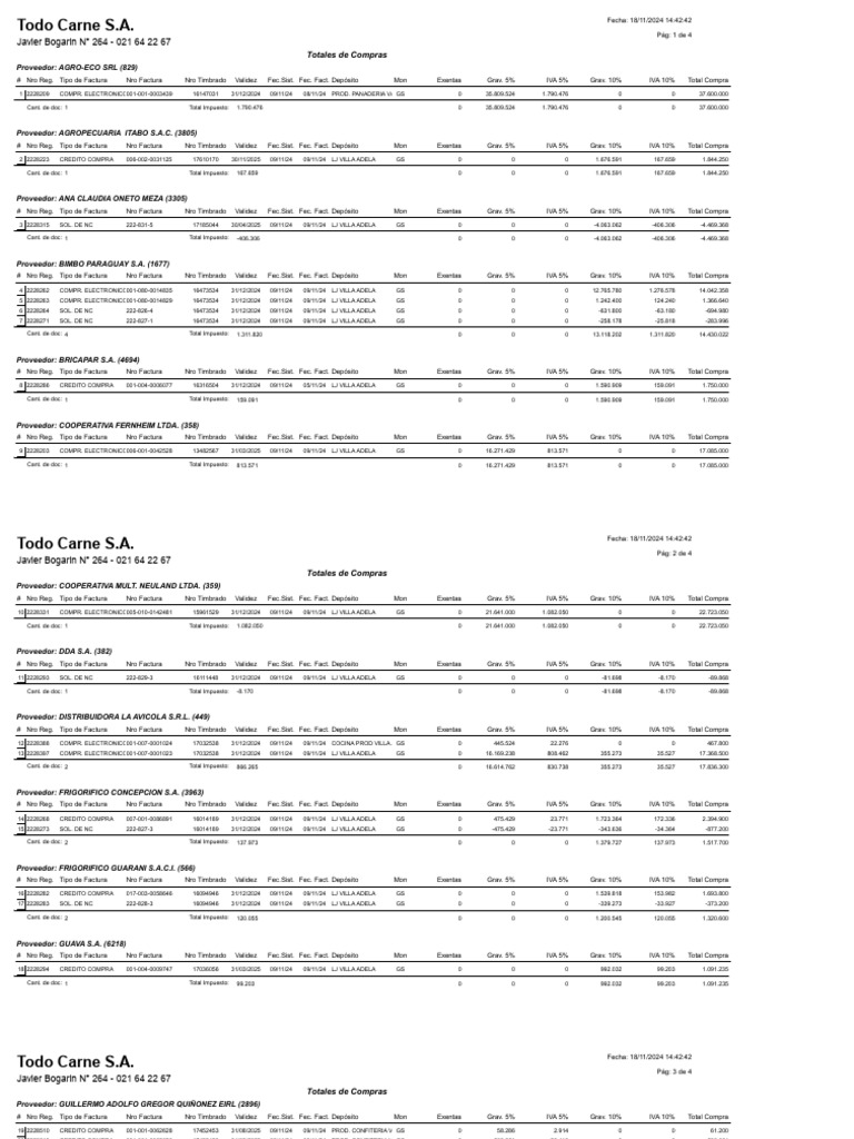 Modelo Reporte | PDF | Factura | Documentos empresariales