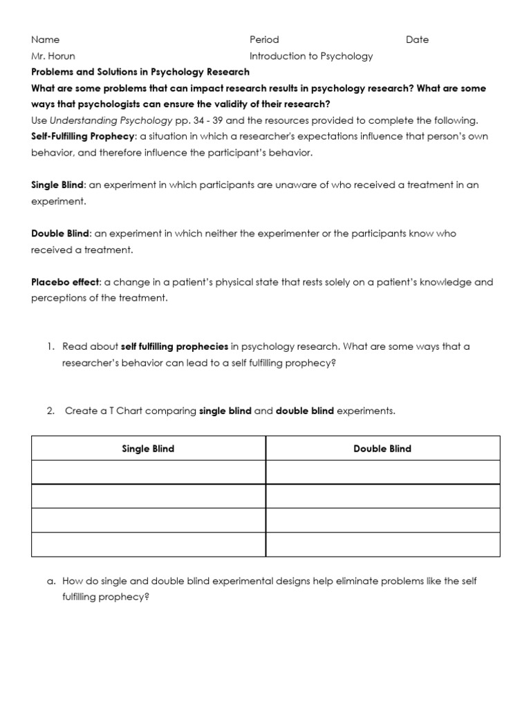 Problems and Solutions in Psychology Research | PDF | Career & Growth ...