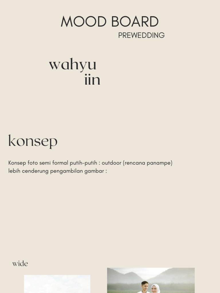 Mood Board Prewed | PDF