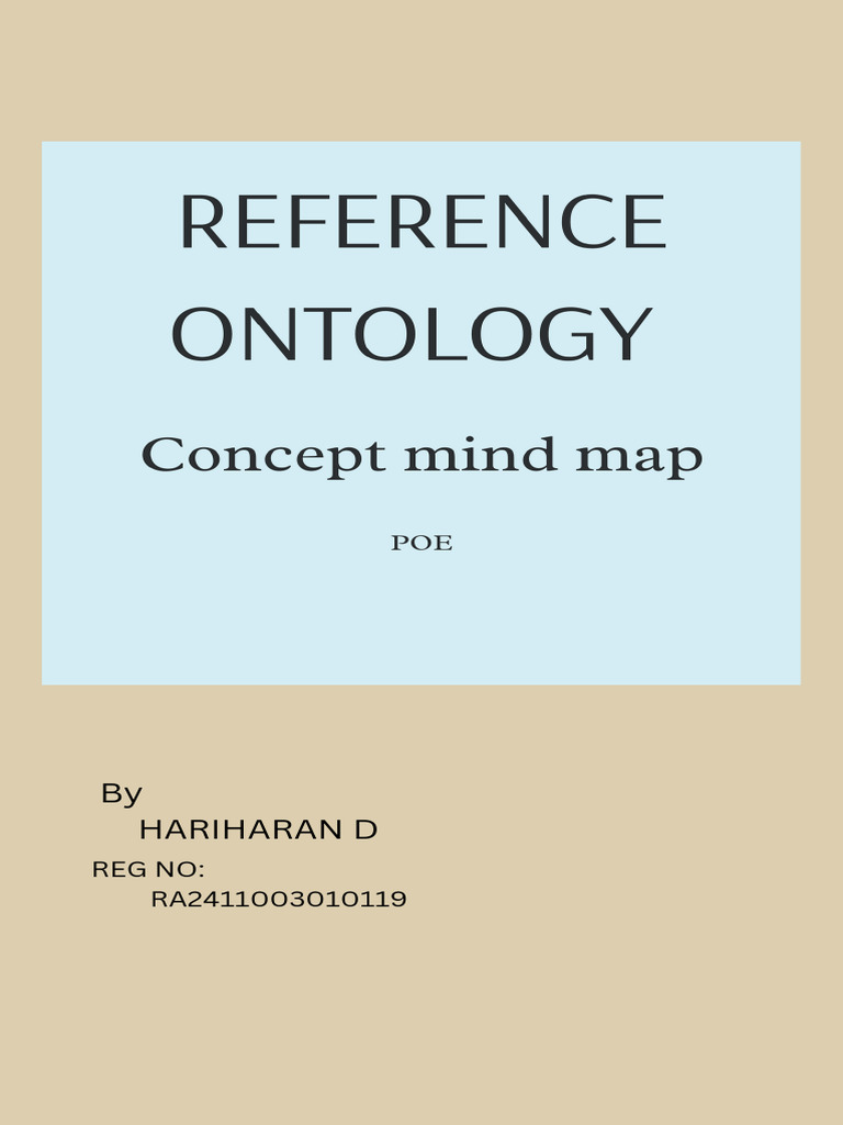 Hariharan D (RA2411003010119) POE | PDF | Ontology | First Order Logic