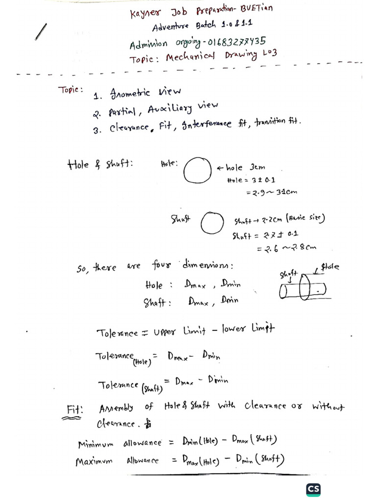 Mechanical Drawing L03 | PDF
