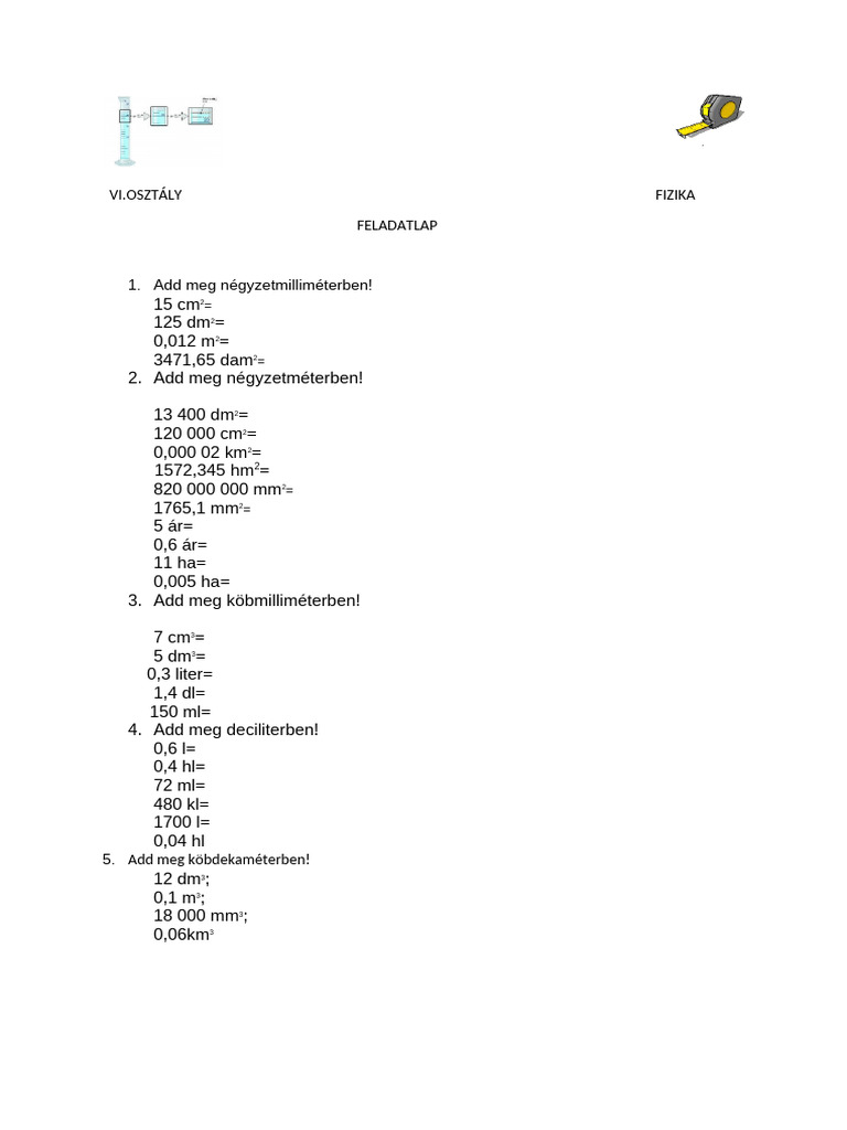 VI - Docx Feladatlap | PDF