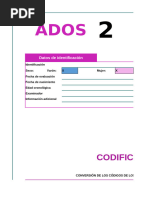 Escala ADOS-2 (Módulo 4) | PDF | Autismo | Las emociones
