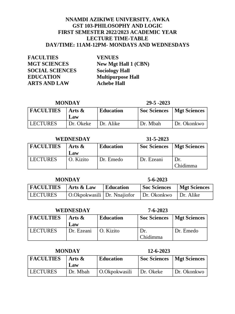 GST 103 Philosophy and Logic | PDF