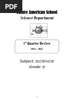 1st Quarter Science 6-Reviewer | PDF | Mixture | Home & Garden