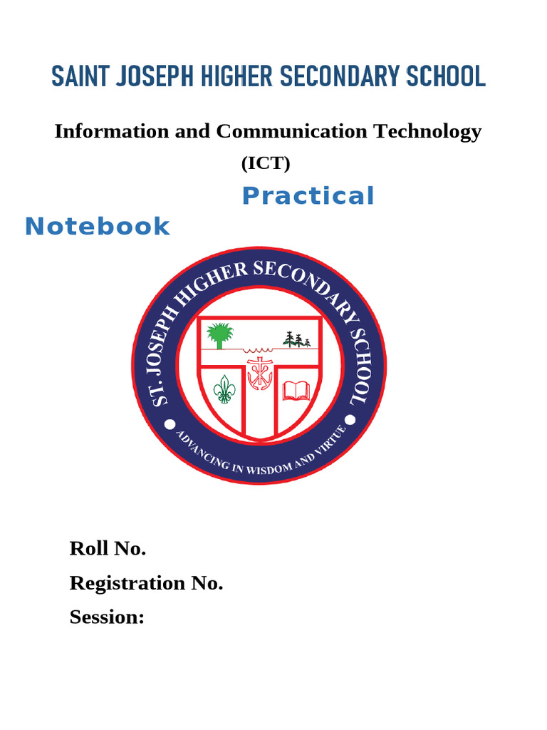 Ict Final Coverpage Pdf Adobe Photoshop Microsoft Word