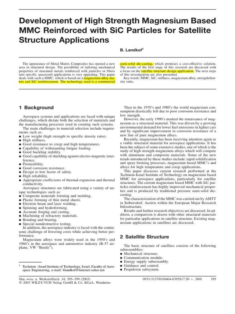 Mg MMC | PDF | Composite Material | Magnesium