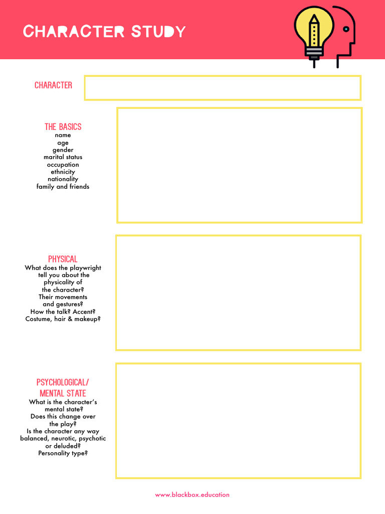 06 Character Study | PDF