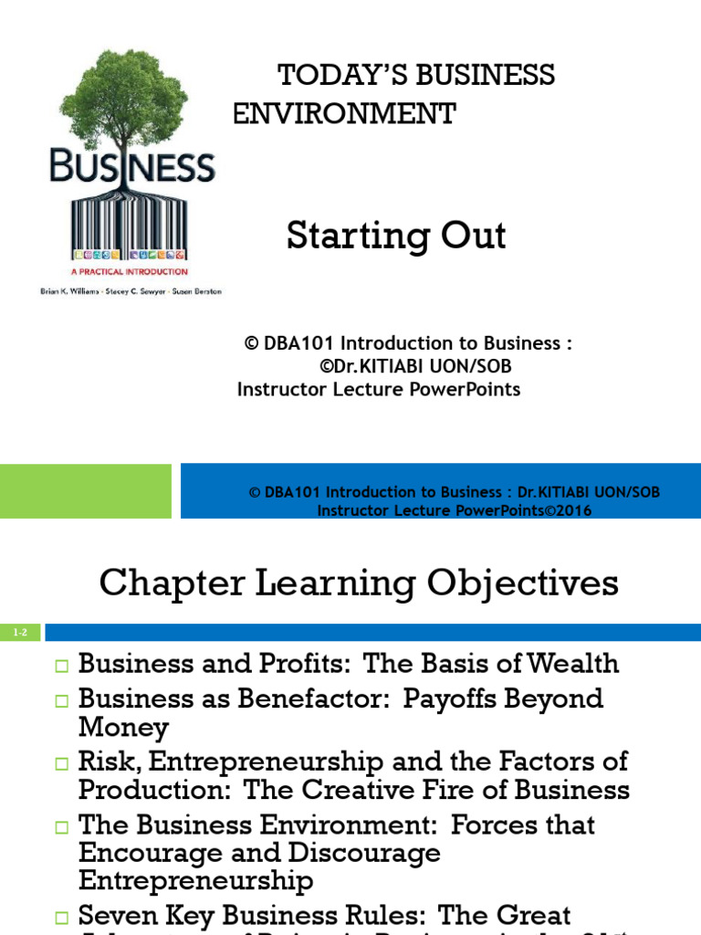 Dba101intro Tobusinessnotes | PDF | Interest | Business