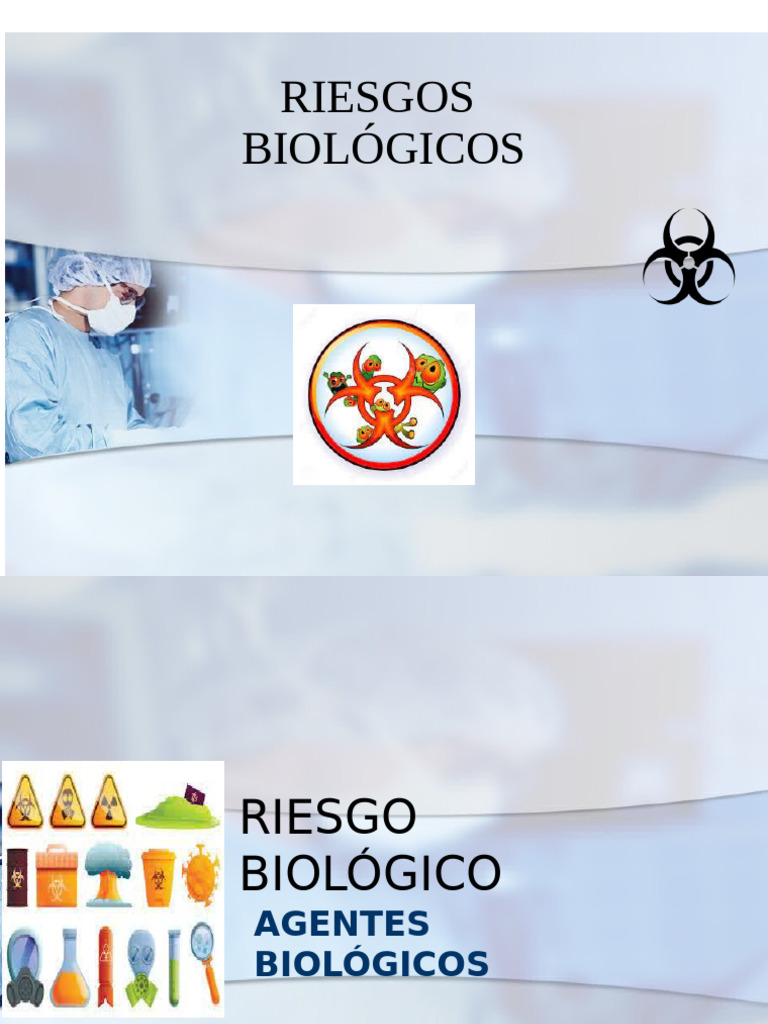 Riesgo Biologico | PDF | Infección | Microorganismo