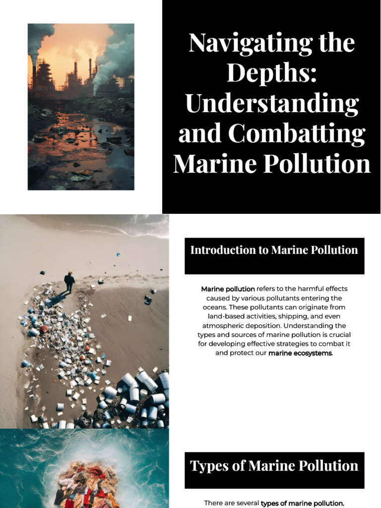 Understanding Marine Pollution Types | PDF | Pollution | Oceans