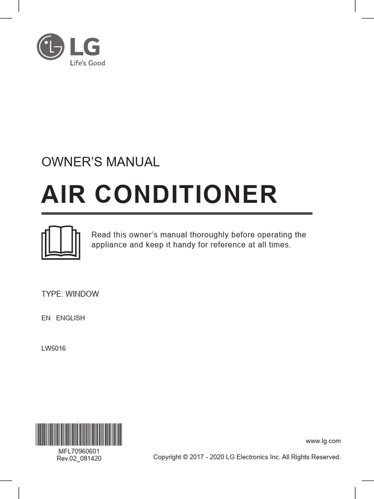 MFL70960601 - ManualOwner - (EN) - R410A WS - LW5016 - Rev.02 - 081420 ...