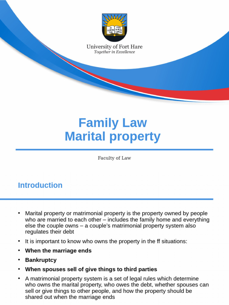 Understanding Marital Property Laws | PDF | Marriage | Community Property