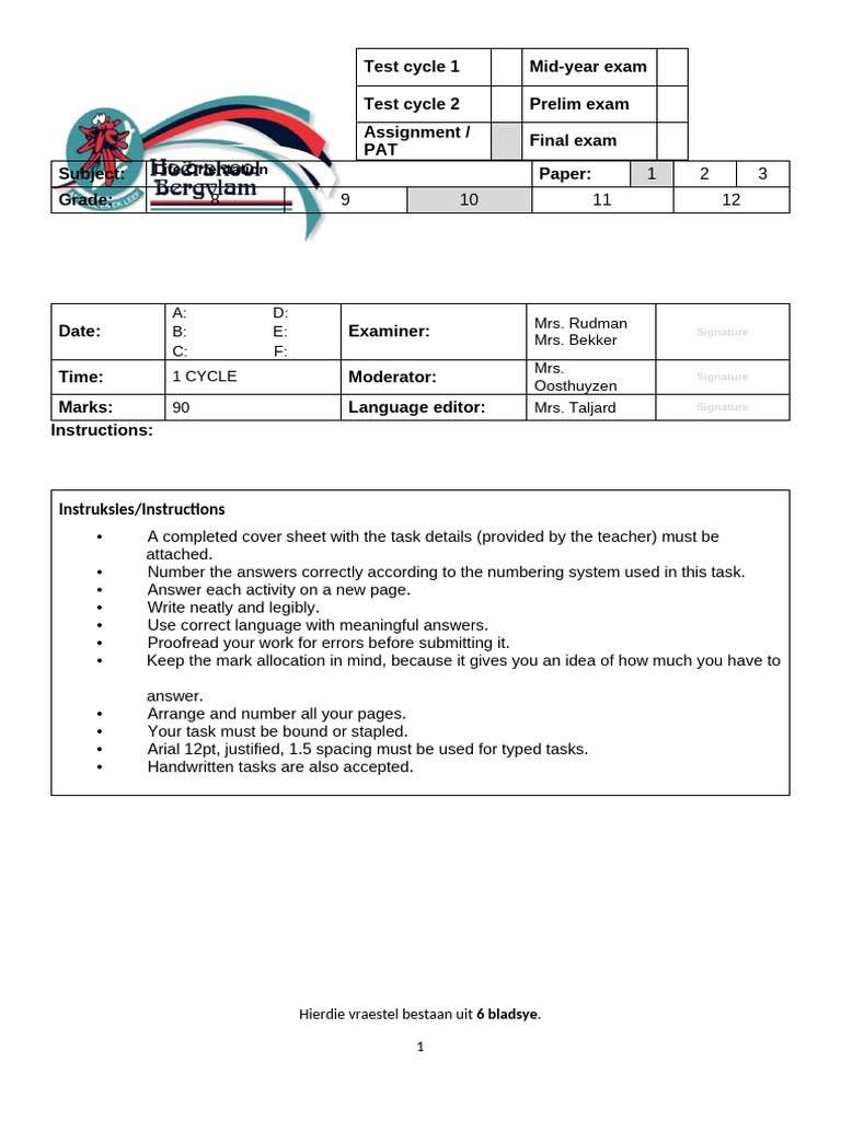 Gr. 10 LO Source Based Task 1 | PDF | Self Esteem | Discrimination ...