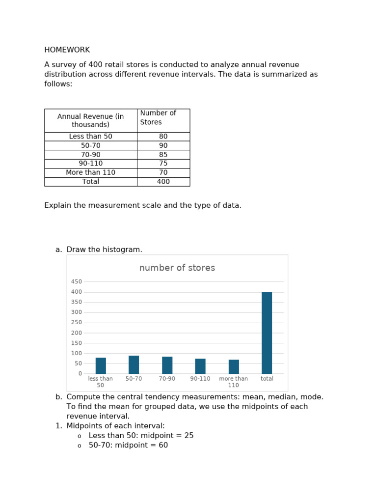 statistics hw week 5 | PDF