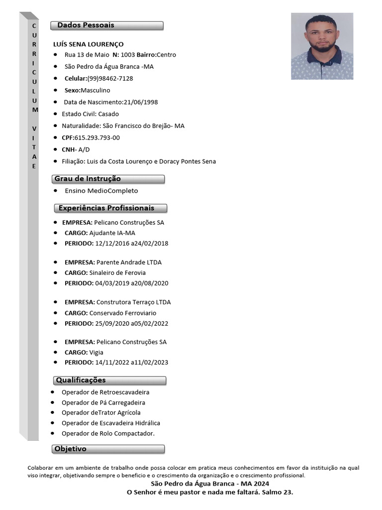 Luis Curriculo | PDF