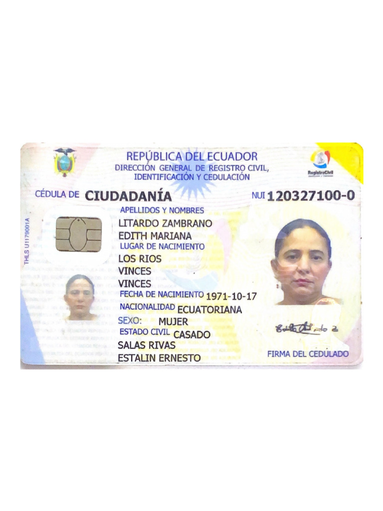 Cédula de Ciudadanía | PDF